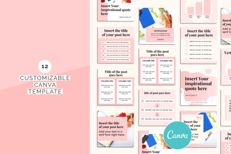 Data Instagram Canva Post Template 4739
