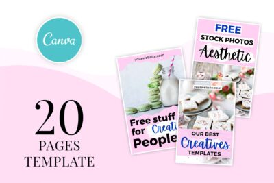Pretty and Vibrant Pinterest Template | SnapyBiz