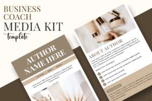 Media Kit Template for a Business Coach