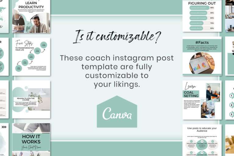 Coach Instagram Post Template For Business