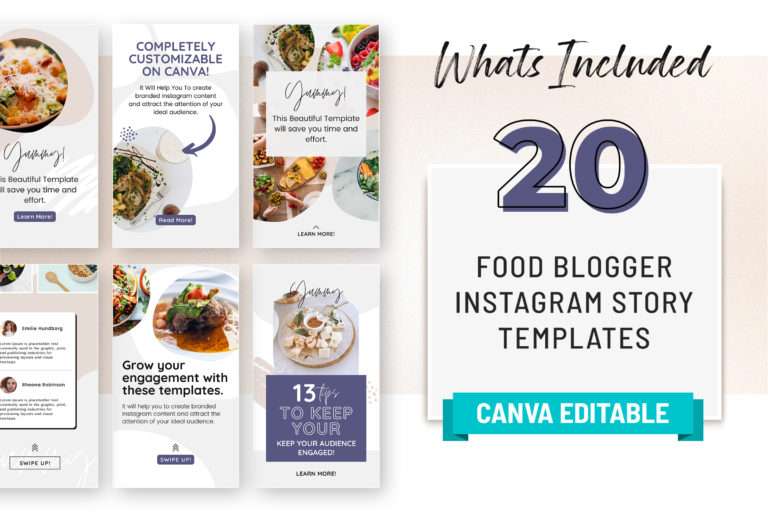 Food Blogger Instagram Story Template