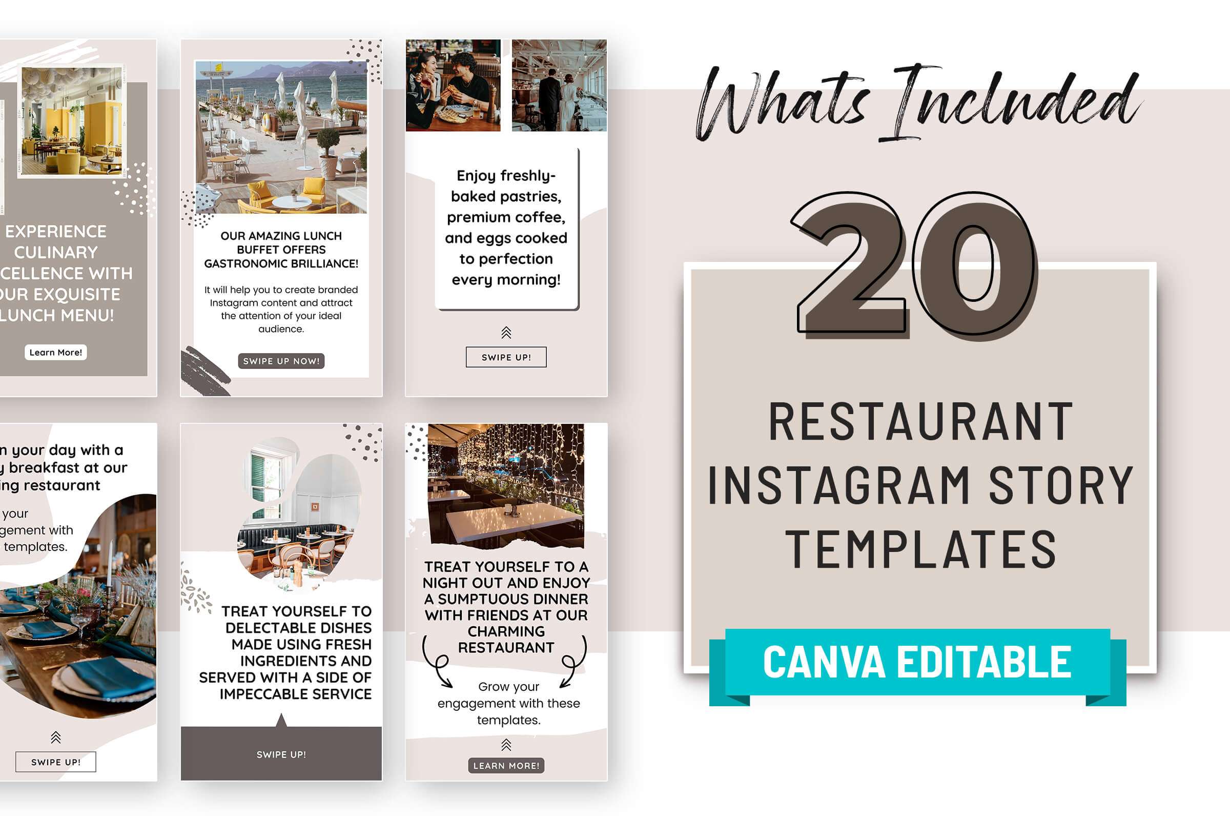 Restaurant Instagram post Template