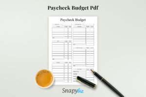Weekly Paycheck Printable | SnapyBiz