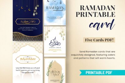 Free Printable Ramadan Cards | SnapyBiz