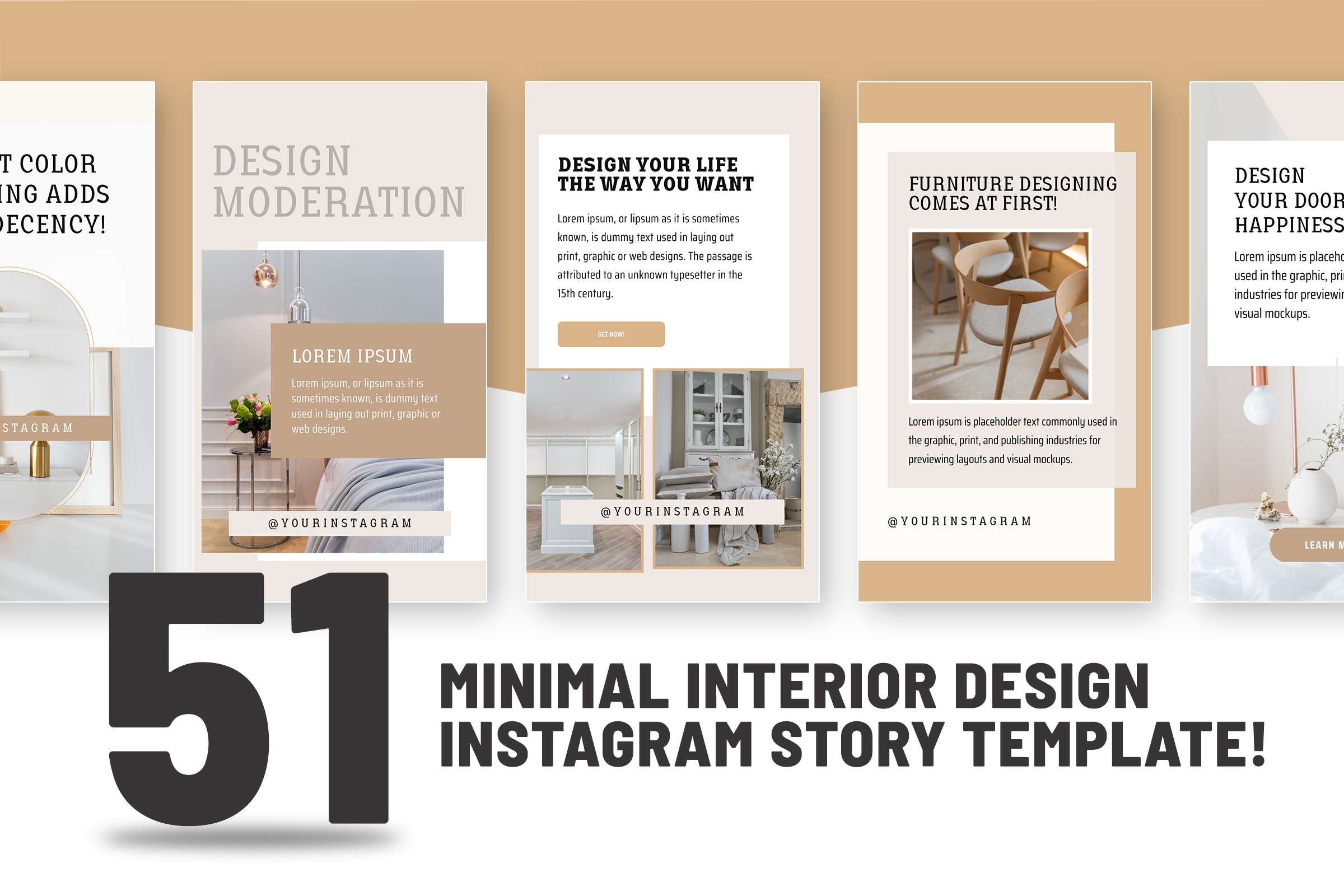 Interior Design Instagram Story Template