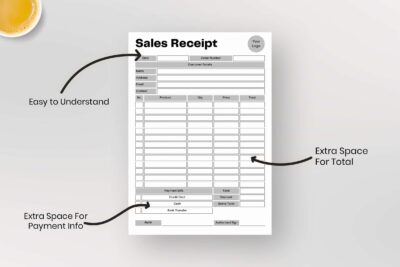 Sales Receipt Template