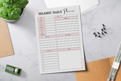 Islamic Daily Planner Printable | SnapyBiz
