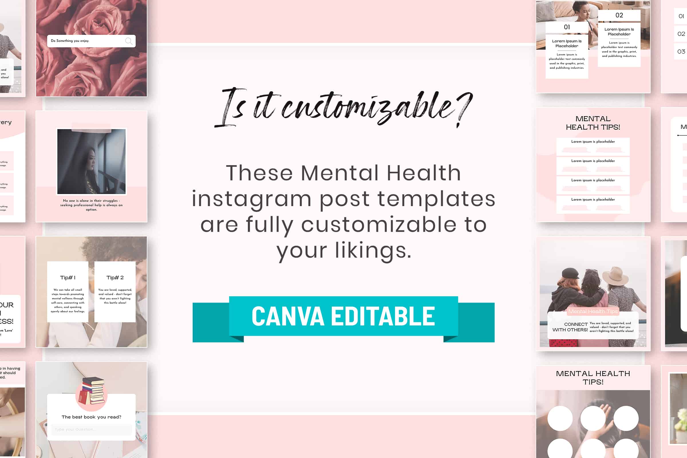Mental Health Canva Instagram Template | SnapyBiz