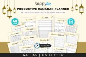 Ramadan Printable Planner | SnapyBiz