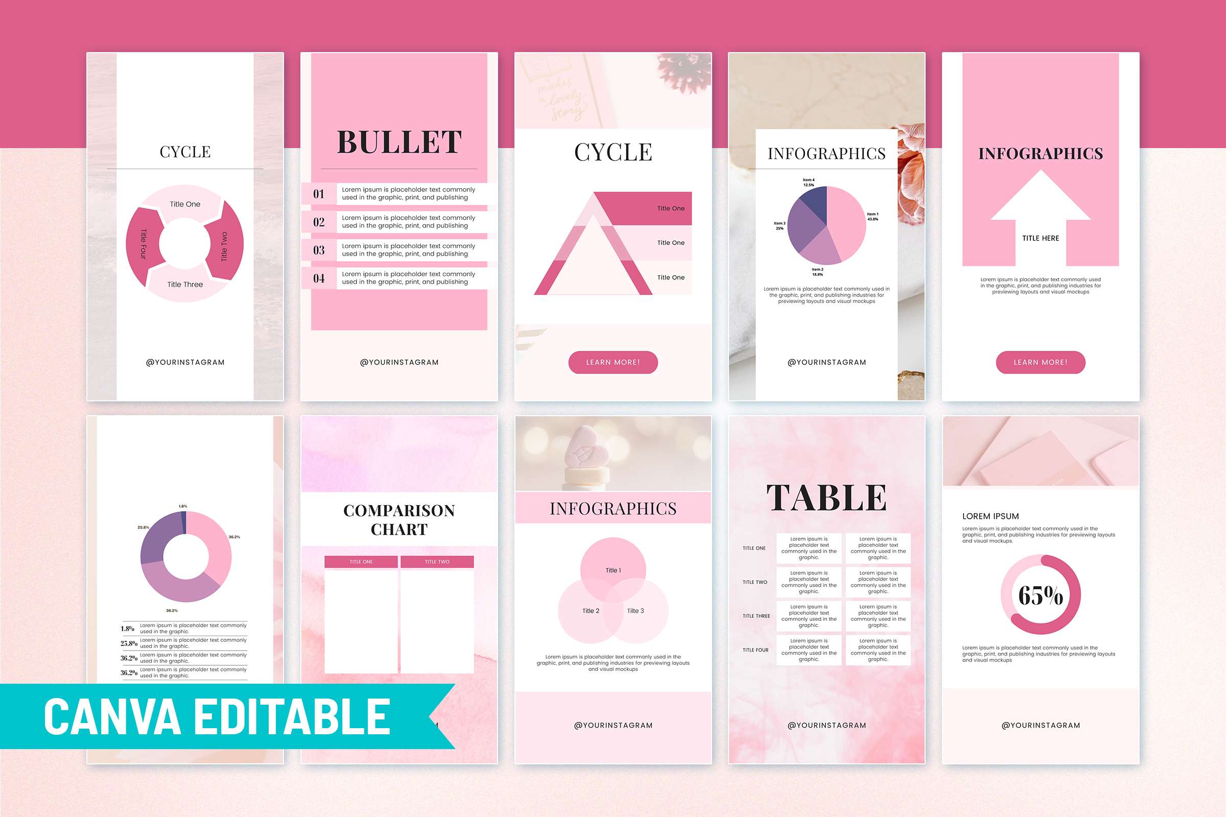 Instagram Charts and Graphs Story Template | SnapyBiz