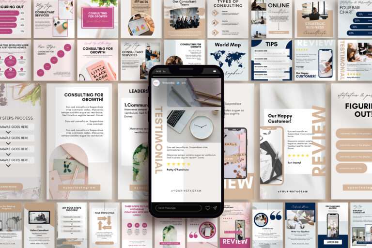 Business Development Social Media Template Bundle | SnapyBiz
