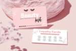 Lash Loyalty Cards Editable Template | SnapyBiz