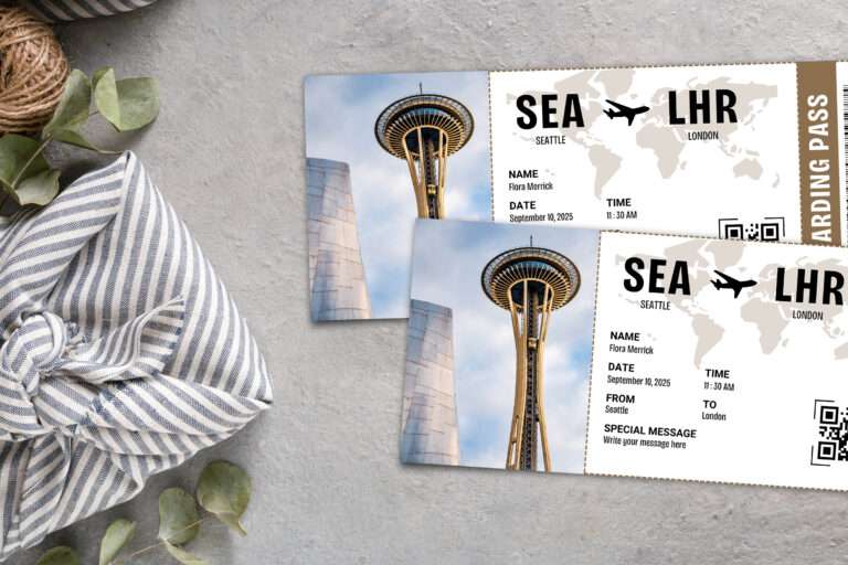 Boarding Pass Tickets Template | SnapyBiz