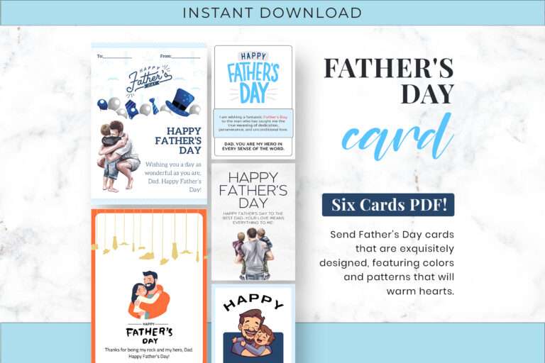 Father's Day Card PDF | SnapyBiz