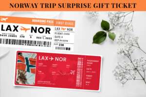 Norway Trip Gift Ticket | SnapyBiz