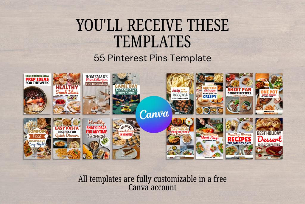 Food Blogger Pinterest Marketing Pin | SnapyBiz